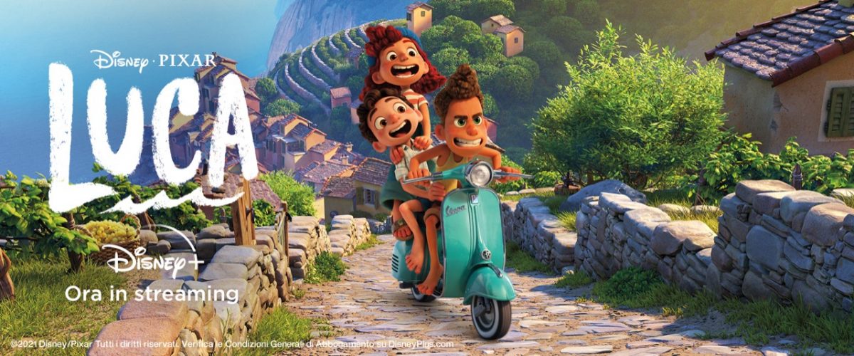 Vespa present in the animated film Luca, Disney and Pixar feature film ...