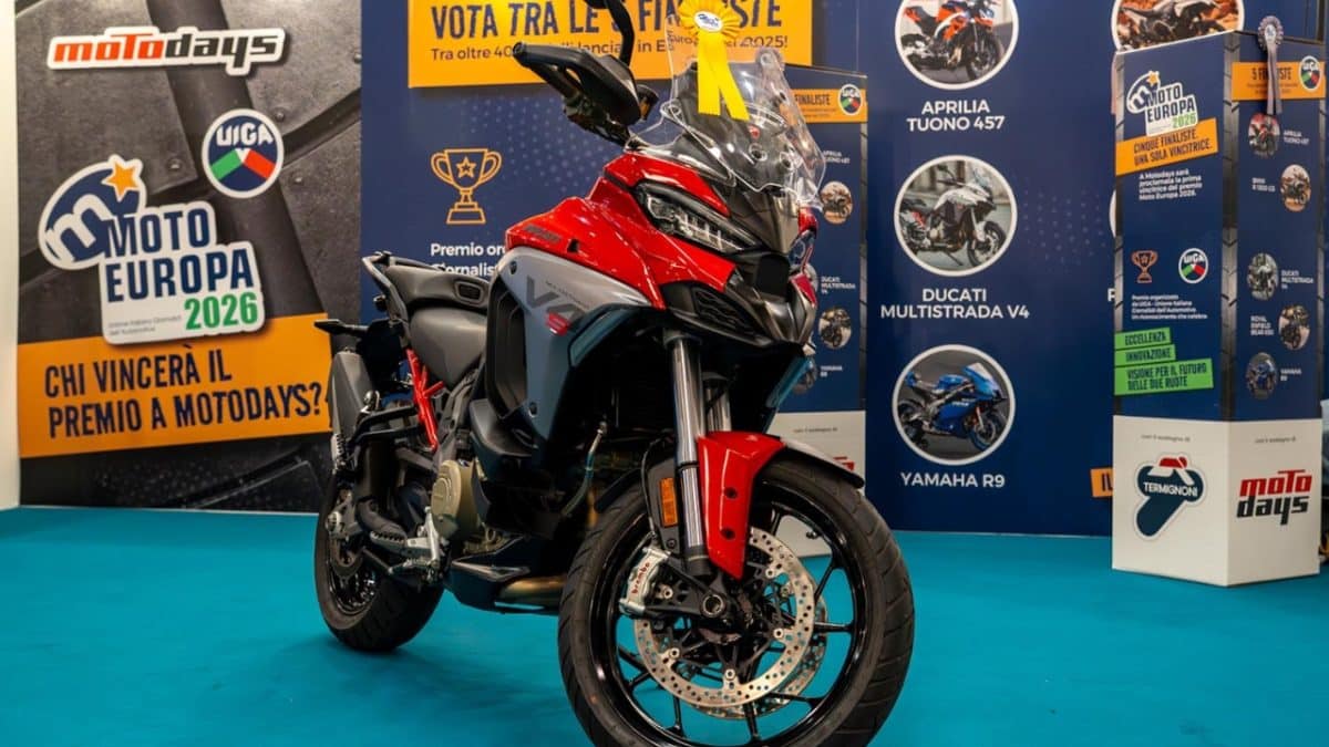 2026 European Motorcycle Award: Ducati Multistrada V4 wins